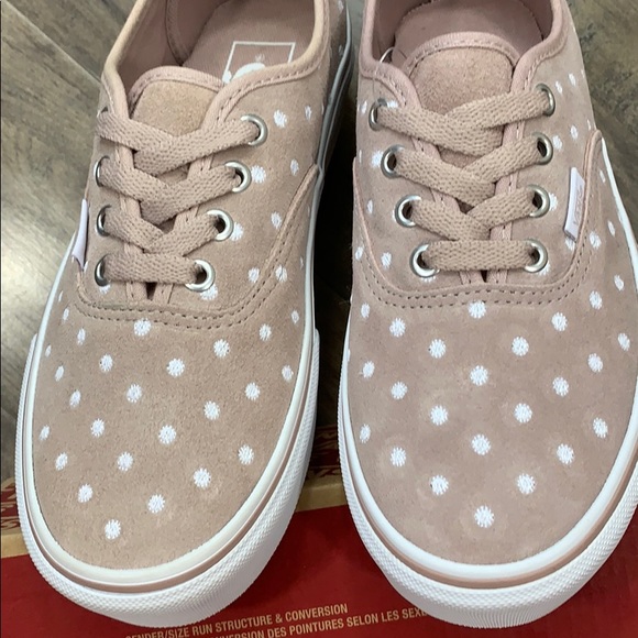 Vans | Shoes | Vans Authentic Platform Suede Polka Dot Wmns | Poshmark
